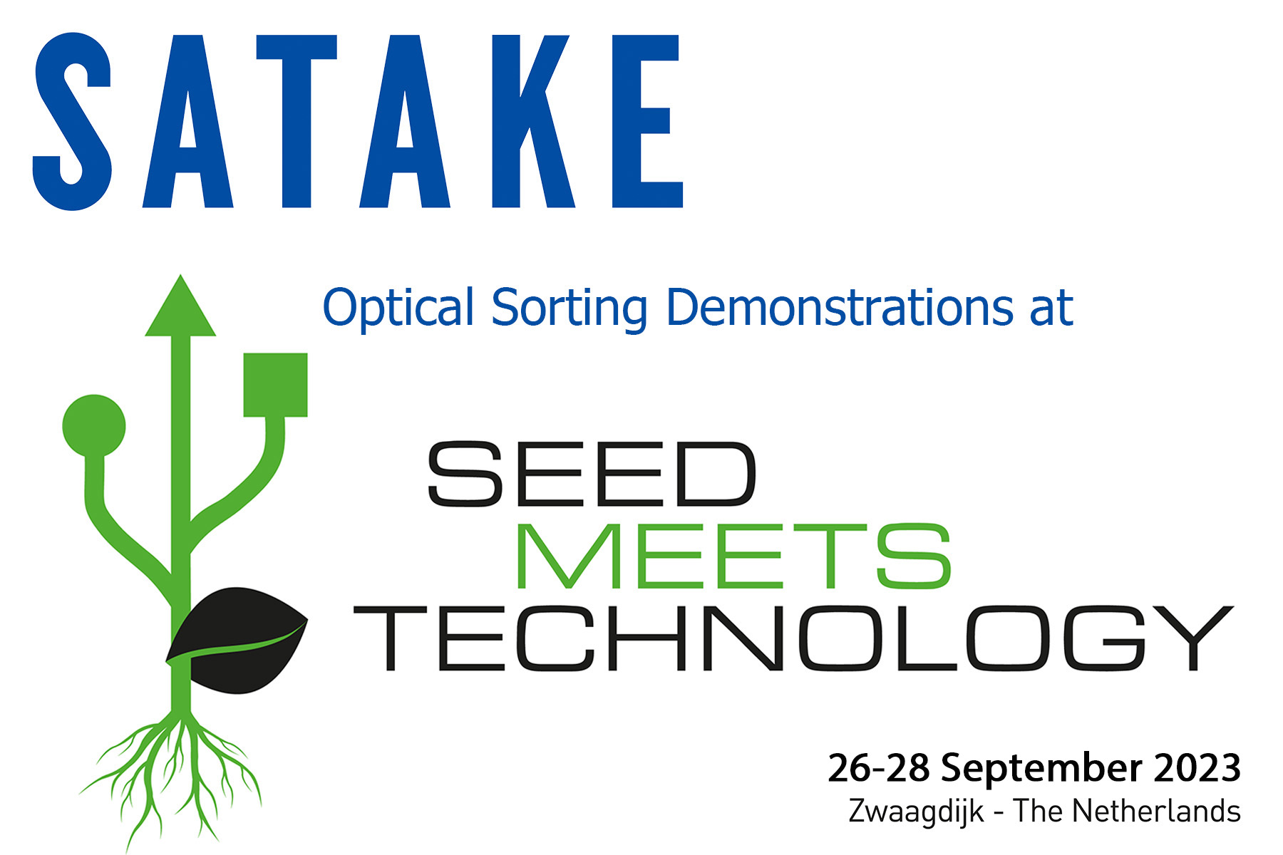 Satake at Seed Meets Technology